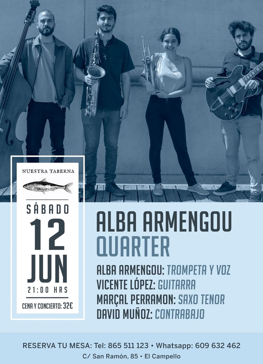Serie de conciertos de Alba Armengou Quartet en Alicante: jazz, swing y ...